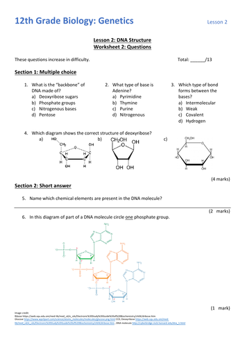Flipped Blended Learning Post-16 DNA Structure Lesson 2 (IB Topic 3 ...