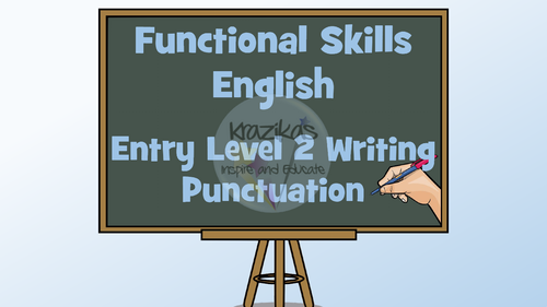 Entry Level 2 Functional Skills English - Punctuation | Teaching Resources