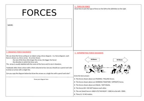 KS3 Science | 3.1.3 Lesson 1 - What do forces do - FULL LESSON ...