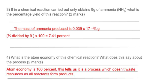 Chemistry Moles activity pack - slides with answers GCSE / AS revision ...