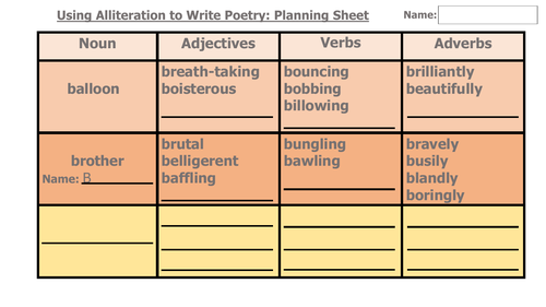 Alliteration & Poetry Teaching Resources | Teaching Resources
