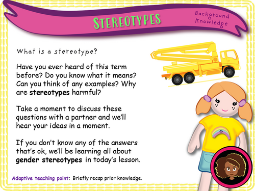 Challenging Gender Stereotypes | Teaching Resources