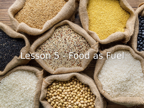KS3 Science | 3.3.1 Energy costs - Lesson 5 - Food as fuel FULL LESSON ...