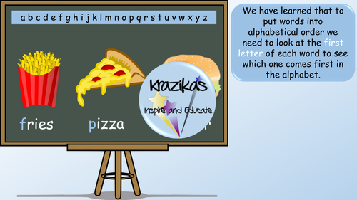 Functional Skills English - Entry Level 2 - Alphabetical Order ...