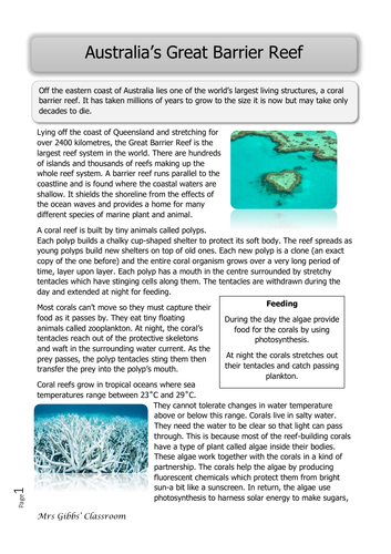 Australia-KS2-7 guided reading texts | Teaching Resources
