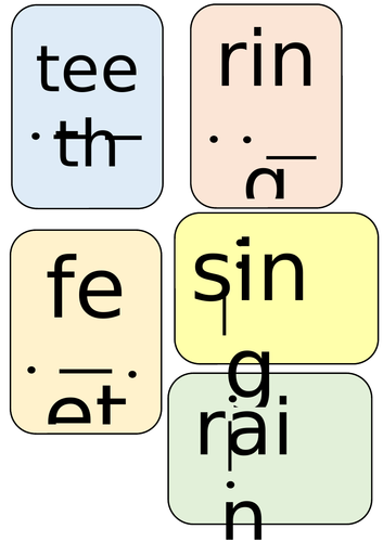 Decodable Word Flashcards ~ Phases 2-5 | Teaching Resources