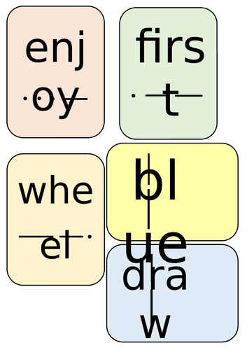 Decodable Word Flashcards ~ Phases 2-5 | Teaching Resources