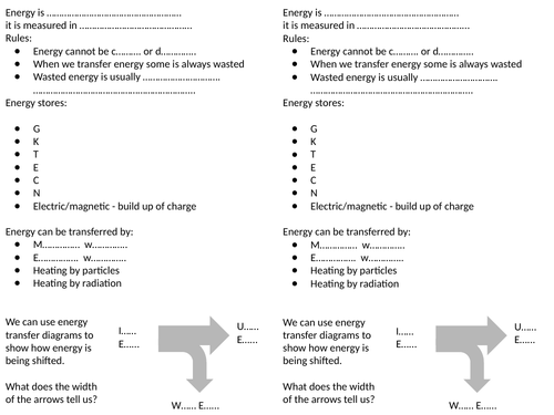 KS3 Science | 3.3.3 Work - Lesson 1 - Energy and forces FULL LESSON ...