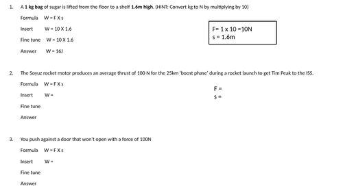 KS3 Science | 3.3.3 Work - Lesson 2 - Mechanical work FULL LESSON ...