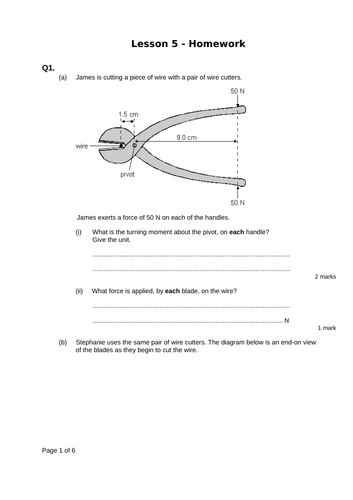 KS3 Science | 3.3.3 Work - Lesson 5 - Machines FULL LESSON | Teaching ...