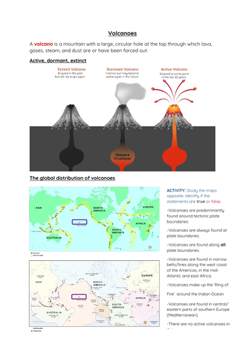 Volcanoes [Geography | Earth Science | Printable | Digital] | Teaching ...