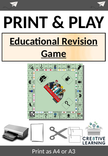 Citizenship Revision Board Game - End of Term | Teaching Resources