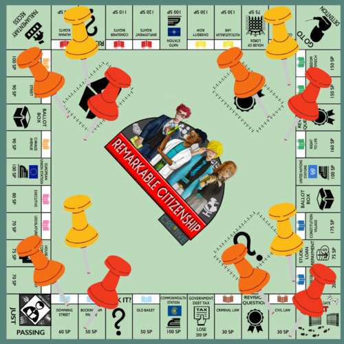 Citizenship Revision Board Game - End of Term | Teaching Resources