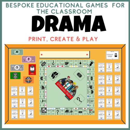 Drama Revision - Board game End of Term | Teaching Resources
