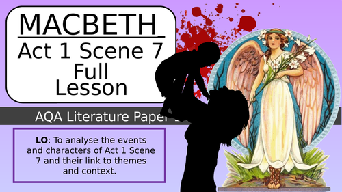 Macbeth Act 1 Scene 7 Lesson | Teaching Resources