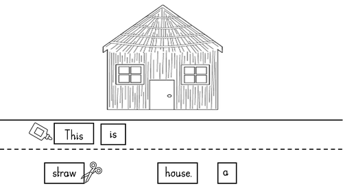 3 Little Pigs Sentences | Teaching Resources