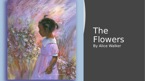 The Flowers by Alice Walker - English 5 Part Narrative Structure Lesson ...