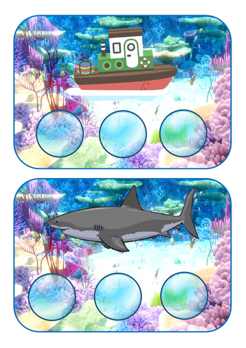 Build a word - under the sea themed | Teaching Resources