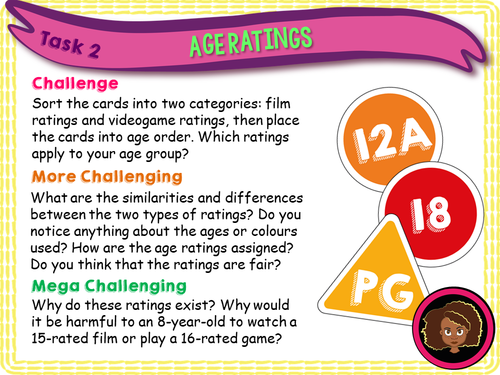 Age ratings & appropriate content | Teaching Resources