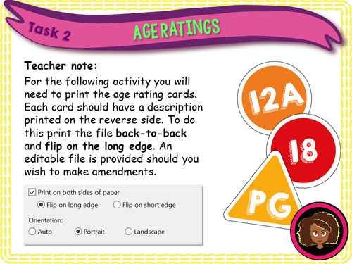 Age ratings & appropriate content | Teaching Resources