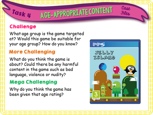 Age ratings & appropriate content | Teaching Resources