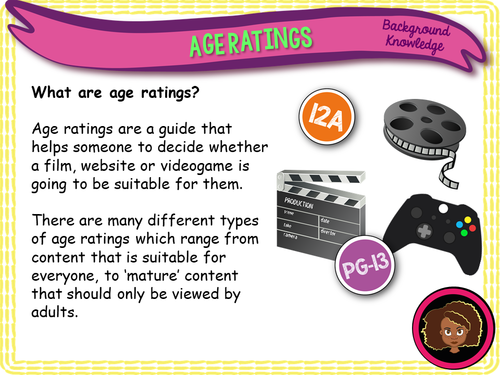 Age ratings & appropriate content | Teaching Resources