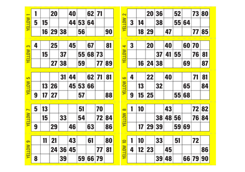 BINGO KIT (2135 Unique cards + MORE) | Teaching Resources