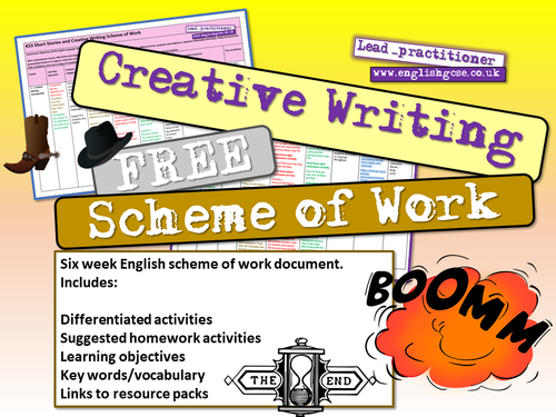 Creative Writing Scheme of Work | Teaching Resources