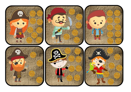 Pirate counting hunt | Teaching Resources