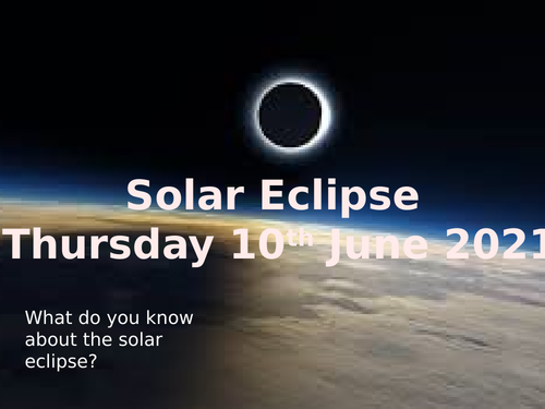Solar Eclipse full lesson & resource bundle | Teaching Resources