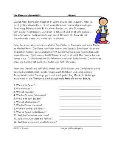 German Family Bundle: Die Familie: TOP 4 Resources at 30% off ...