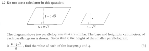 Indices and Surds involving Equations, Add Maths 0606: GCSE/IGCSE, AP ... Indices and Surds involving Equations, Add Maths 0606: GCSE/IGCSE, AP ...