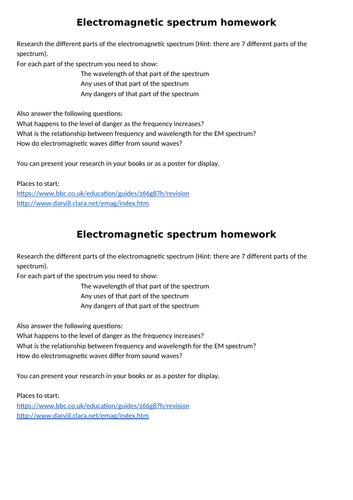 KS3 Science | 3.4.2 Light - Lesson 1 - The electromagnetic spectrum ...