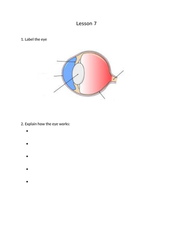 KS3 Science | 3.4.2 Light - Lesson 7 - How the eye works FULL LESSON ...