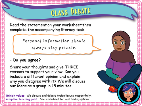 Privacy and Boundaries PSHE | Teaching Resources