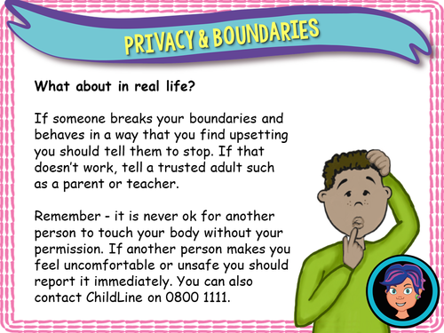 Privacy and Boundaries PSHE | Teaching Resources