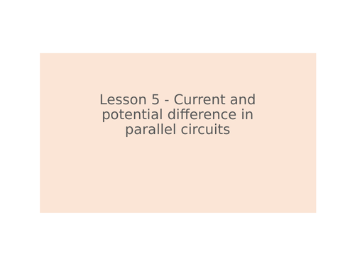 KS3 Science | 3.2.1-2 Electric circuits - ALL LESSONS | Teaching Resources