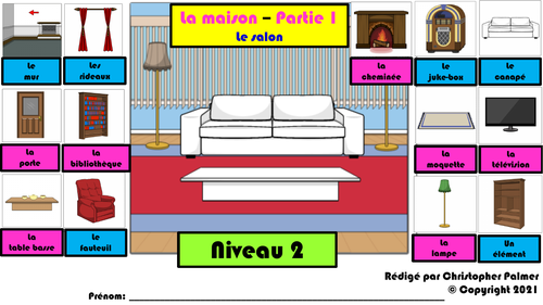 Key Stage 3: French: The House Part 1: Le salon | Teaching Resources