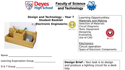 Year 7 Energy and Electronics | Teaching Resources