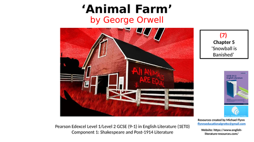 GCSE Literature: (7) ‘Animal Farm’ – Chapter 5 | Teaching Resources