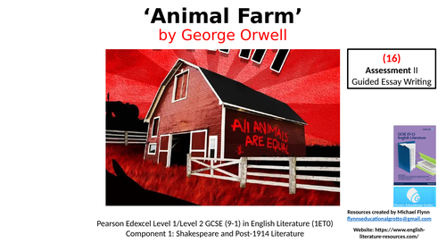 GCSE Literature: (16) ‘Animal Farm’ – Assessment 2 – Guided Essay ...