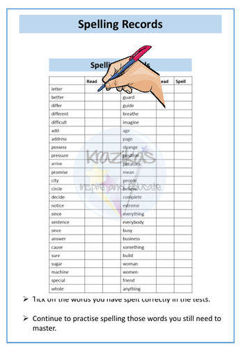 English Functional Skills - Entry Level 2 - Spelling Tests | Teaching ...