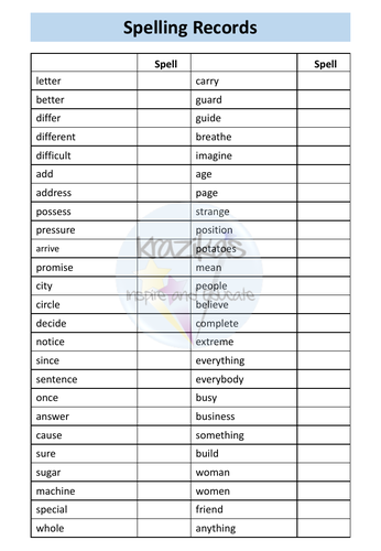 English Functional Skills - Entry Level 2 - Spelling Tests | Teaching ...