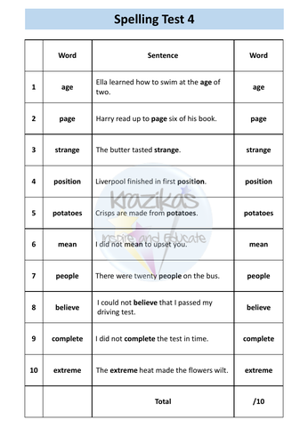 English Functional Skills - Entry Level 2 - Spelling Tests | Teaching ...