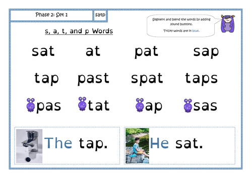 Phase 2, 3, 4 and 5 Letters and Sounds Segmenting Blending Reading ...