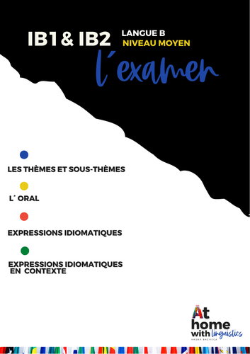 French Oral Exam Language B Standard Level (SL) | Teaching Resources