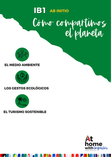 Spanish Vocabulary List Sharing the Planet IB1 - Ab Initio | Teaching ...