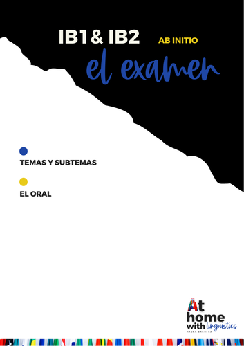 Spanish Oral Exam Ab initio | Teaching Resources