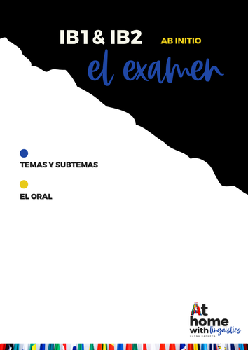 Spanish Oral Exam Ab initio | Teaching Resources