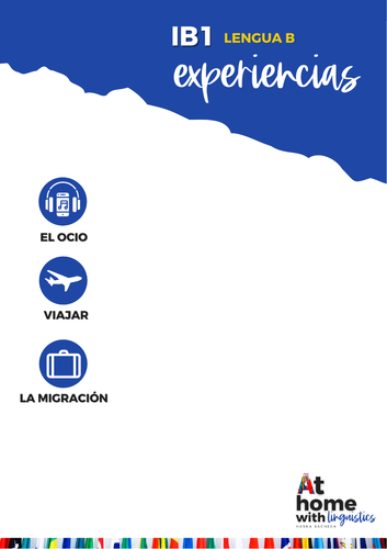Spanish Vocabulary List Experiences IB1 - Lengua B | Teaching Resources